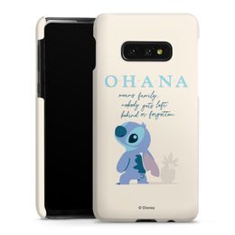 DeinDesign Galaxy S10e Handy Premium Case Smartphone Handyh&uuml;lle Schutzh&uuml;lle matt Lilo & Stitch Disney Official Licensed Product Premium Case