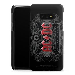 DeinDesign Galaxy S10e Handy Premium Case Smartphone Handyh&uuml;lle Schutzh&uuml;lle matt Merchandise Black Ice Acdc Premium Case