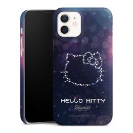 DeinDesign iPhone 12 Handy Premium Case Smartphone Handyh&uuml;lle Schutzh&uuml;lle matt Merchandise Hello Kitty Weltall Premium Case