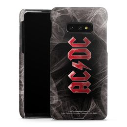 DeinDesign Galaxy S10e Handy Premium Case Smartphone Handyh&uuml;lle Schutzh&uuml;lle matt Merchandise Acdc Logo Premium Case