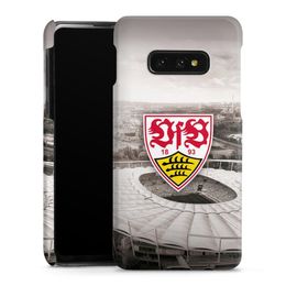 DeinDesign Galaxy S10e Handy Premium Case Smartphone Handyh&uuml;lle Schutzh&uuml;lle matt Official Licensed Product Vfb Stuttgart Stadium Premium Case