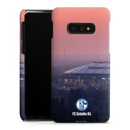 DeinDesign Galaxy S10e Handy Premium Case Smartphone Handyh&uuml;lle Schutzh&uuml;lle matt Fc Schalke 04 Official Licensed Product Stadium Premium Case
