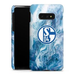 DeinDesign Galaxy S10e Handy Premium Case Smartphone Handyh&uuml;lle Schutzh&uuml;lle matt Logo Fc Schalke 04 Merchandise Premium Case