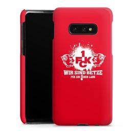 DeinDesign Galaxy S10e Handy Premium Case Smartphone Handyh&uuml;lle Schutzh&uuml;lle matt 1. Fc Kaiserslautern Spruch Official Licensed Product Premium Case