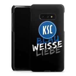 DeinDesign Galaxy S10e Handy Premium Case Smartphone Handyh&uuml;lle Schutzh&uuml;lle matt Ksc Karlsruher Sc Official Licensed Product Premium Case