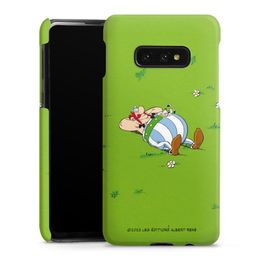 DeinDesign Galaxy S10e Handy Premium Case Smartphone Handyh&uuml;lle Schutzh&uuml;lle matt Asterix Official Licensed Product Obelix Premium Case
