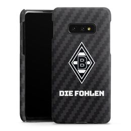 DeinDesign Galaxy S10e Handy Premium Case Smartphone Handyh&uuml;lle Schutzh&uuml;lle matt Borussia M&ouml;nchengladbach Carbon Gladbach Premium Case