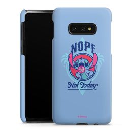 DeinDesign Galaxy S10e Handy Premium Case Smartphone Handyh&uuml;lle Schutzh&uuml;lle matt Disney Sayings Lilo & Stitch Premium Case