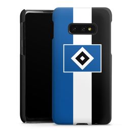 DeinDesign Galaxy S10e Handy Premium Case Smartphone Handyh&uuml;lle Schutzh&uuml;lle matt Stripes Hamburger Sv Hsv Premium Case