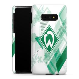 DeinDesign Galaxy S10e Handy Premium Case Smartphone Handyh&uuml;lle Schutzh&uuml;lle matt Official Licensed Product Sv Werder Bremen Muster Premium Case