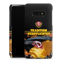 DeinDesign Galaxy S10e Handy Premium Case Smartphone Handyh&uuml;lle Schutzh&uuml;lle matt Sgd Sg Dynamo Dresden Merchandise Premium Case