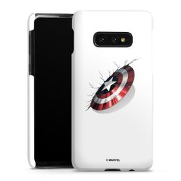 DeinDesign Galaxy S10e Handy Premium Case Smartphone Handyh&uuml;lle Schutzh&uuml;lle matt Captain America Official Licensed Product Marvel Premium Case