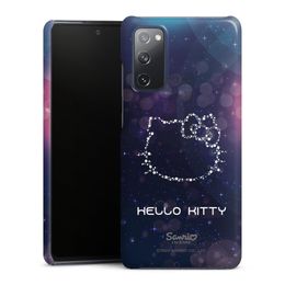 DeinDesign Galaxy S20 FE Handy Premium Case Smartphone Handyh&uuml;lle Schutzh&uuml;lle gl&auml;nzend Merchandise Hello Kitty Weltall Premium Case