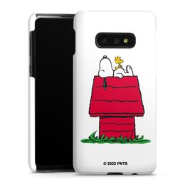 DeinDesign Galaxy S10e Handy Premium Case Smartphone Handyh&uuml;lle Schutzh&uuml;lle matt Snoopy Peanuts Official Licensed Product Premium Case
