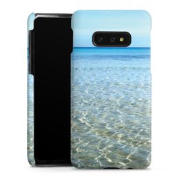 DeinDesign Galaxy S10e Handy Premium Case Smartphone Handyh&uuml;lle Schutzh&uuml;lle matt Urlaub Sky Ocean Premium Case