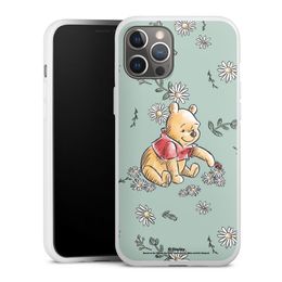 DeinDesign iPhone 12 Pro Max Handy Silikon H&uuml;lle Case wei&szlig; Handyh&uuml;lle Official Licensed Product Disney Winnie The Pooh Silikon Case
