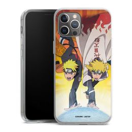 DeinDesign iPhone 12 Pro Max Handy Silikon H&uuml;lle Case transparent Handyh&uuml;lle Naruto Shippuden Minato Namikaze Official Licensed Product Silikon Case