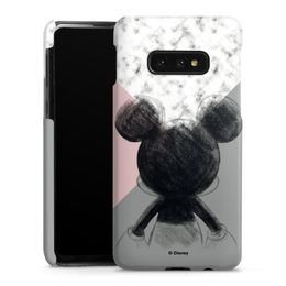 DeinDesign Galaxy S10e Handy Premium Case Smartphone Handyh&uuml;lle Schutzh&uuml;lle matt Marble Disney Mickey Mouse Premium Case