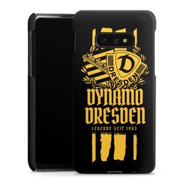DeinDesign Galaxy S10e Handy Premium Case Smartphone Handyh&uuml;lle Schutzh&uuml;lle matt Sg Dynamo Dresden Statement Sgd Premium Case