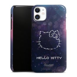DeinDesign iPhone 11 Handy Premium Case Smartphone Handyh&uuml;lle Schutzh&uuml;lle gl&auml;nzend Hello Kitty Weltall Merchandise Premium Case