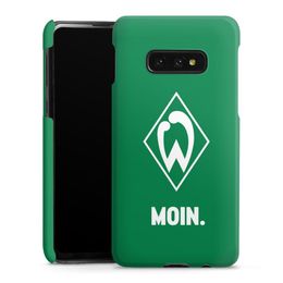 DeinDesign Galaxy S10e Handy Premium Case Smartphone Handyh&uuml;lle Schutzh&uuml;lle matt Moin Official Licensed Product Sv Werder Bremen Premium Case