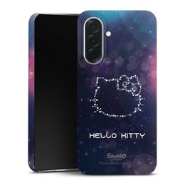 DeinDesign Galaxy A36 5G Handy Premium Case Smartphone Handyh&uuml;lle Schutzh&uuml;lle matt Merchandise Hello Kitty Weltall Premium Case