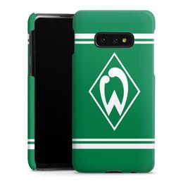 DeinDesign Galaxy S10e Handy Premium Case Smartphone Handyh&uuml;lle Schutzh&uuml;lle matt Sv Werder Bremen Official Licensed Product Logo Premium Case