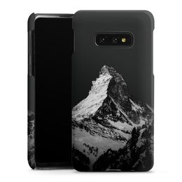 DeinDesign Galaxy S10e Handy Premium Case Smartphone Handyh&uuml;lle Schutzh&uuml;lle matt Mountain Snow Mountain Top Premium Case