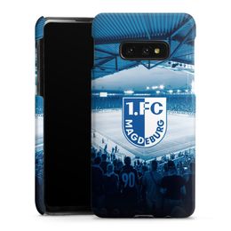 DeinDesign Galaxy S10e Handy Premium Case Smartphone Handyh&uuml;lle Schutzh&uuml;lle matt Stadium 1. Fcm 1. Fc Magdeburg Premium Case