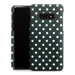 DeinDesign Galaxy S10e Handy Premium Case Smartphone Handyh&uuml;lle Schutzh&uuml;lle matt Retro Points Polka Dots Premium Case