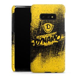 DeinDesign Galaxy S10e Handy Premium Case Smartphone Handyh&uuml;lle Schutzh&uuml;lle matt Logo Official Licensed Product Sg Dynamo Dresden Premium Case
