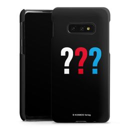DeinDesign Galaxy S10e Handy Premium Case Smartphone Handyh&uuml;lle Schutzh&uuml;lle matt Official Licensed Product Die Drei ??? Logo Premium Case
