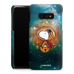 DeinDesign Galaxy S10e Handy Premium Case Smartphone Handyh&uuml;lle Schutzh&uuml;lle matt Official Licensed Product Snoopy Astronaut Premium Case