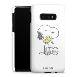 DeinDesign Galaxy S10e Handy Premium Case Smartphone Handyh&uuml;lle Schutzh&uuml;lle matt Snoopy Love Peanuts Premium Case