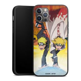 DeinDesign iPhone 12 Pro Handy Premium Silikon H&uuml;lle Handyh&uuml;lle schwarz Case Naruto Shippuden Minato Namikaze Official Licensed Product Silikon Premium Case