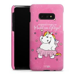 DeinDesign Galaxy S10e Handy Premium Case Smartphone Handyh&uuml;lle Schutzh&uuml;lle matt Pummeleinhorn Official Licensed Product Pummel & Friends Premium Case