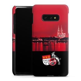 DeinDesign Galaxy S10e Handy Premium Case Smartphone Handyh&uuml;lle Schutzh&uuml;lle matt 1. Fc K&ouml;ln Skyline Official Licensed Product Premium Case