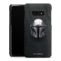 DeinDesign Galaxy S10e Handy Premium Case Smartphone Handyh&uuml;lle Schutzh&uuml;lle matt Star Wars Official Licensed Product The Mandalorian Premium Case