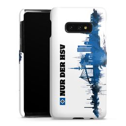 DeinDesign Galaxy S10e Handy Premium Case Smartphone Handyh&uuml;lle Schutzh&uuml;lle matt Hsv Official Licensed Product Bundesliga Premium Case