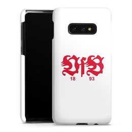 DeinDesign Galaxy S10e Handy Premium Case Smartphone Handyh&uuml;lle Schutzh&uuml;lle matt Official Licensed Product Lettering Vfb Stuttgart Premium Case