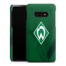 DeinDesign Galaxy S10e Handy Premium Case Smartphone Handyh&uuml;lle Schutzh&uuml;lle matt Sv Werder Bremen Official Licensed Product Coat Of Arms Premium Case
