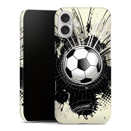 DeinDesign iPhone 16 Plus Handy Premium Case Smartphone Handyh&uuml;lle Schutzh&uuml;lle matt Sports Graffiti Soccer Premium Case