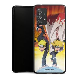 DeinDesign Galaxy A52s 5G Handy Silikon H&uuml;lle Case schwarz Handyh&uuml;lle Minato Namikaze Official Licensed Product Naruto Shippuden