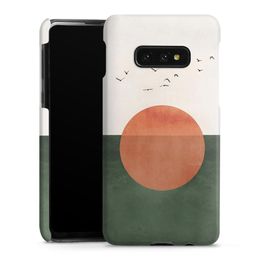 DeinDesign Galaxy S10e Handy Premium Case Smartphone Handyh&uuml;lle Schutzh&uuml;lle matt Sunshine Bird Sunset Premium Case