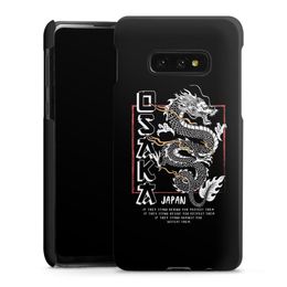 DeinDesign Galaxy S10e Handy Premium Case Smartphone Handyh&uuml;lle Schutzh&uuml;lle matt Ocean Dragon Japan Premium Case