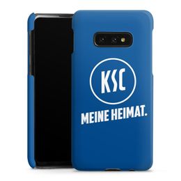 DeinDesign Galaxy S10e Handy Premium Case Smartphone Handyh&uuml;lle Schutzh&uuml;lle matt Karlsruher Sc Statement Ksc Premium Case