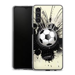 DeinDesign Galaxy A13 5G Handy Silikon H&uuml;lle Case transparent Handyh&uuml;lle Sports Graffiti Soccer Silikon Case