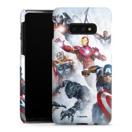 DeinDesign Galaxy S10e Handy Premium Case Smartphone Handyh&uuml;lle Schutzh&uuml;lle matt Marvel Avengers Official Licensed Product Premium Case