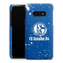 DeinDesign Galaxy S10e Handy Premium Case Smartphone Handyh&uuml;lle Schutzh&uuml;lle matt S04 Fc Schalke 04 Logo Premium Case