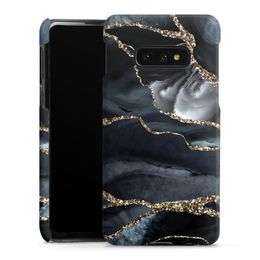 DeinDesign Galaxy S10e Handy Premium Case Smartphone Handyh&uuml;lle Schutzh&uuml;lle matt Marble Trends Glitzer Premium Case